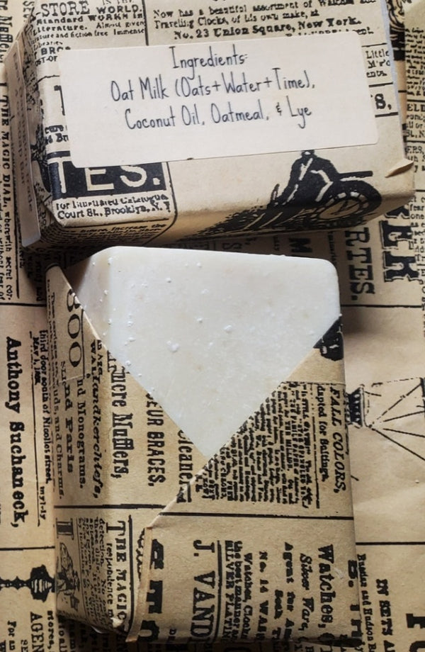 Oat Milk Hand Poured Cold Process Soap with Coconut Oil Plant Based ...